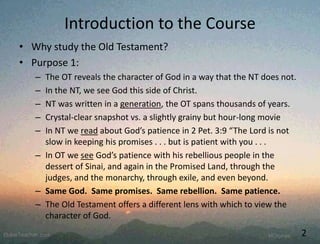 Session 01 Old Testament Overview - Promises Made | PPT