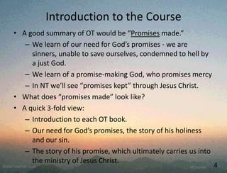 Session 01 Old Testament Overview - Promises Made | PPT
