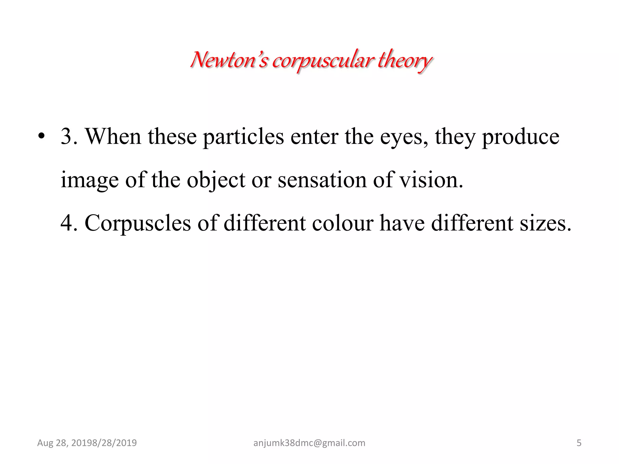 01 properties of light | PPTX