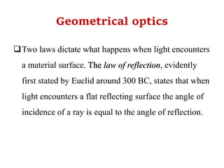 01 properties of light | PPTX