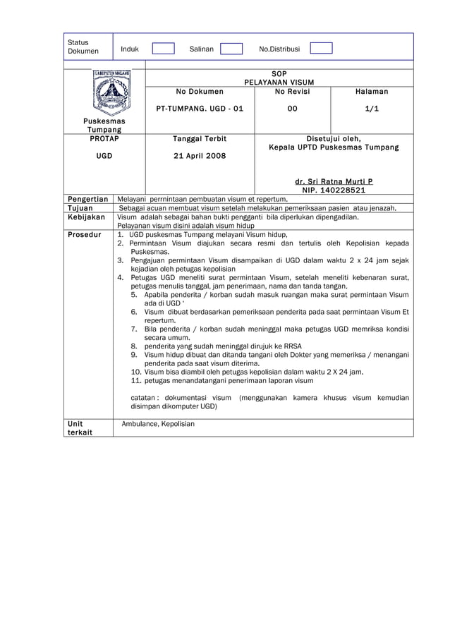 01 protappelayananvisu mfix | DOC