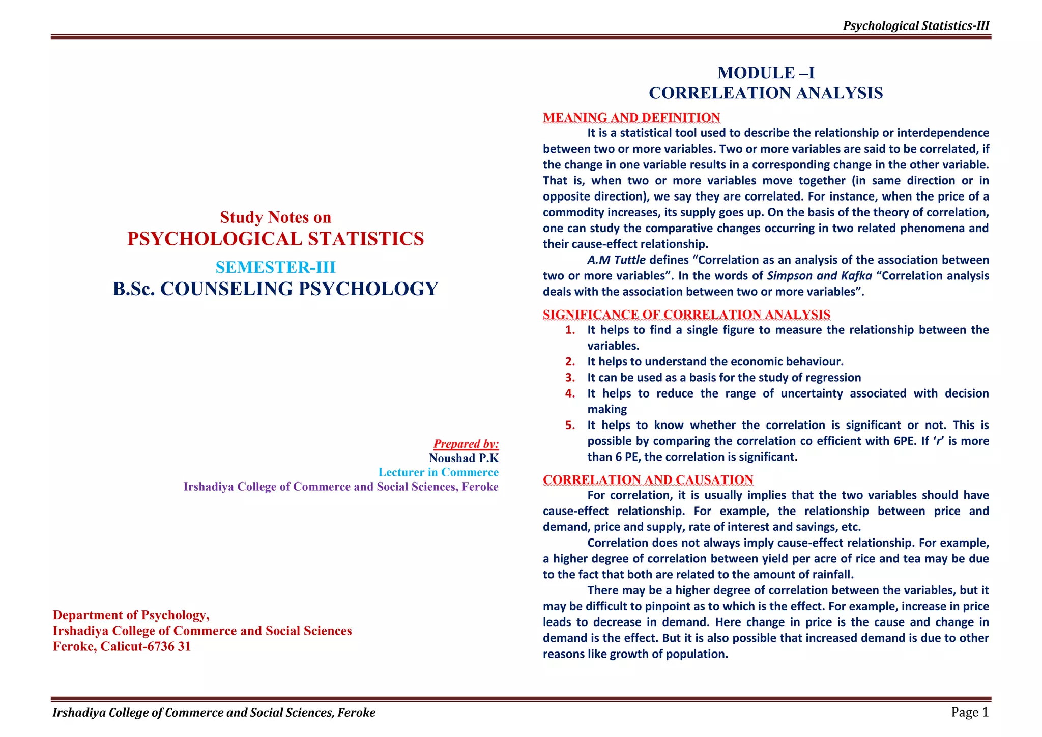 01 psychological statistics 1 | PDF