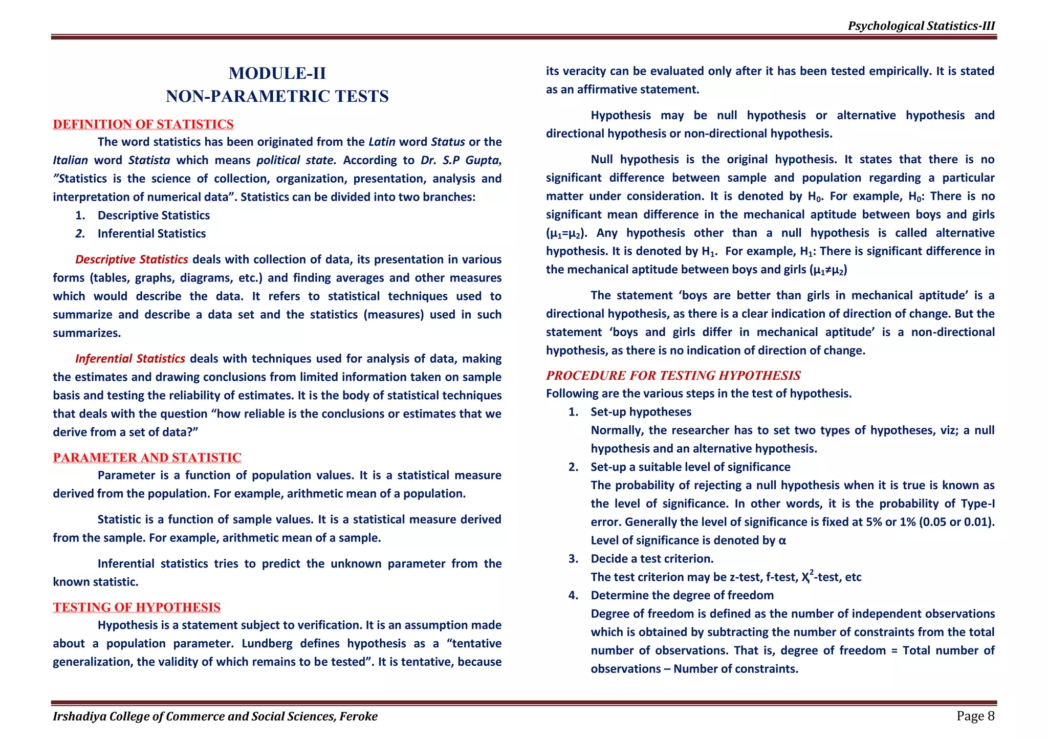 01 psychological statistics 1 | PDF