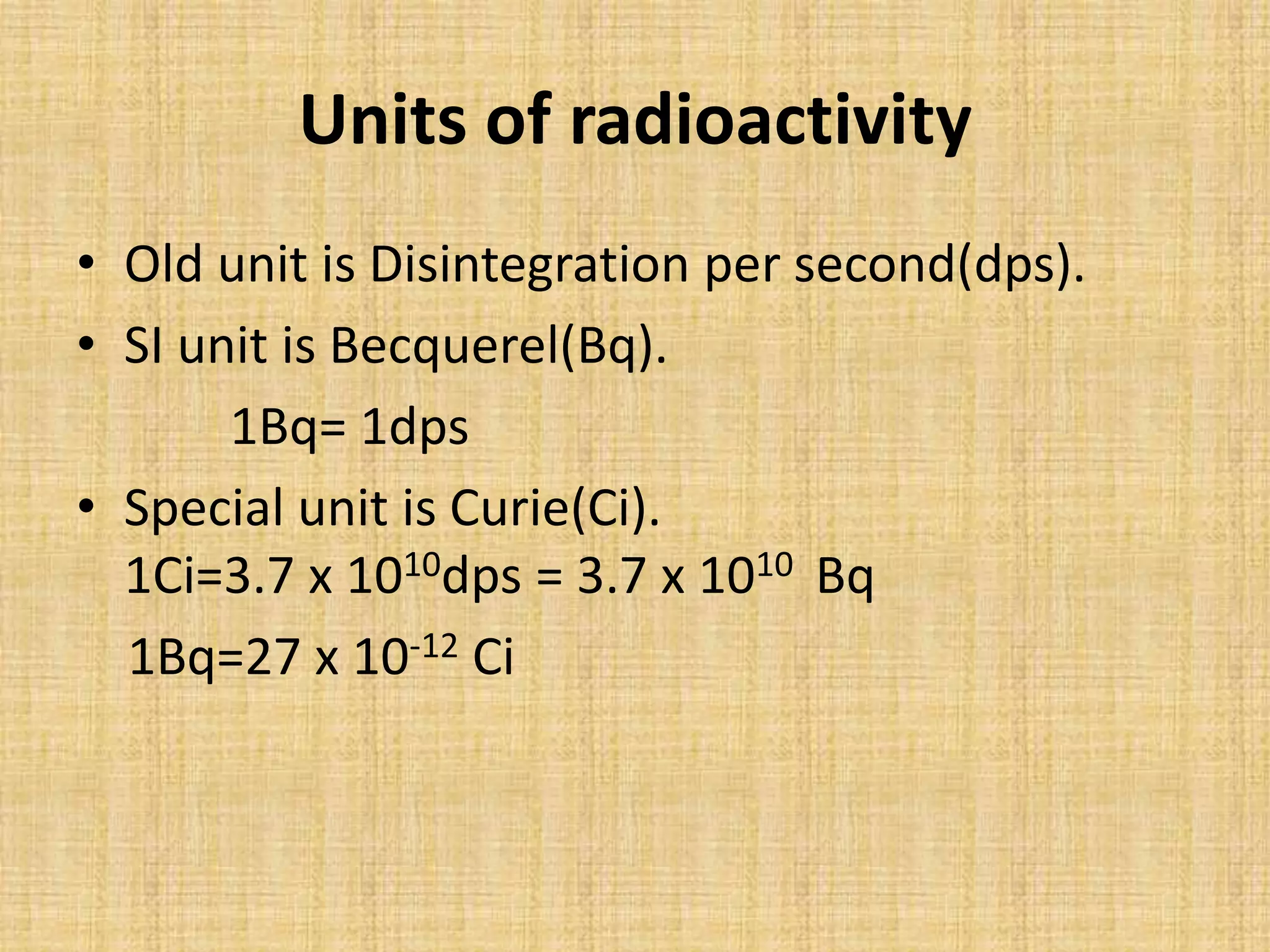 01 radiation and its units | PPTX