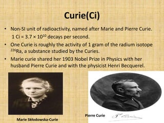 01 radiation and its units | PPTX