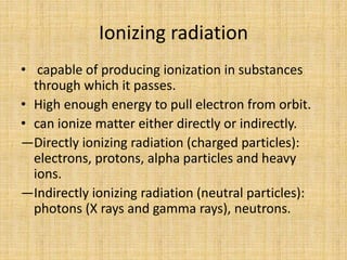 01 radiation and its units | PPTX