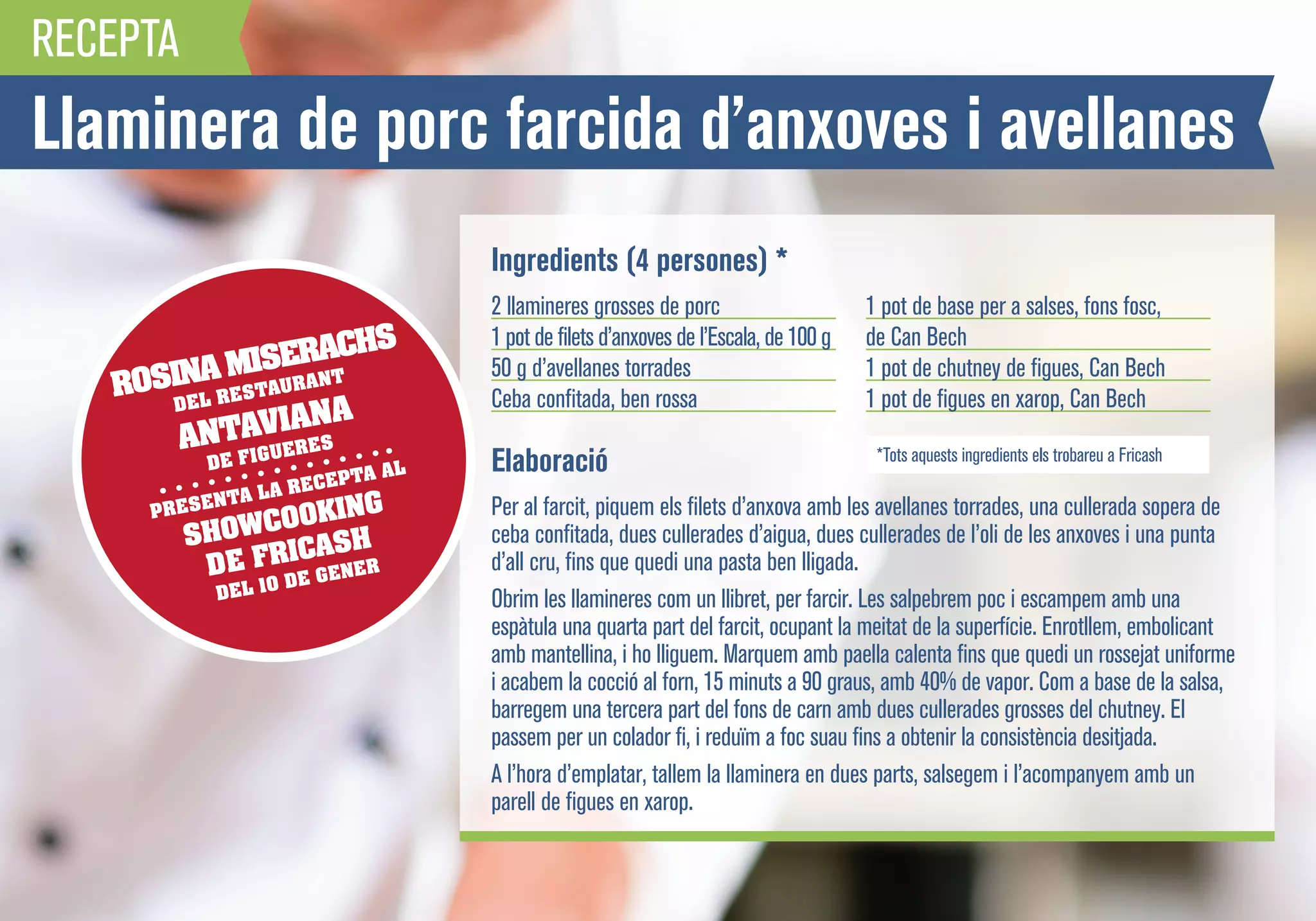 Llaminera de porc farcida d’anxoves i avellanes | PDF