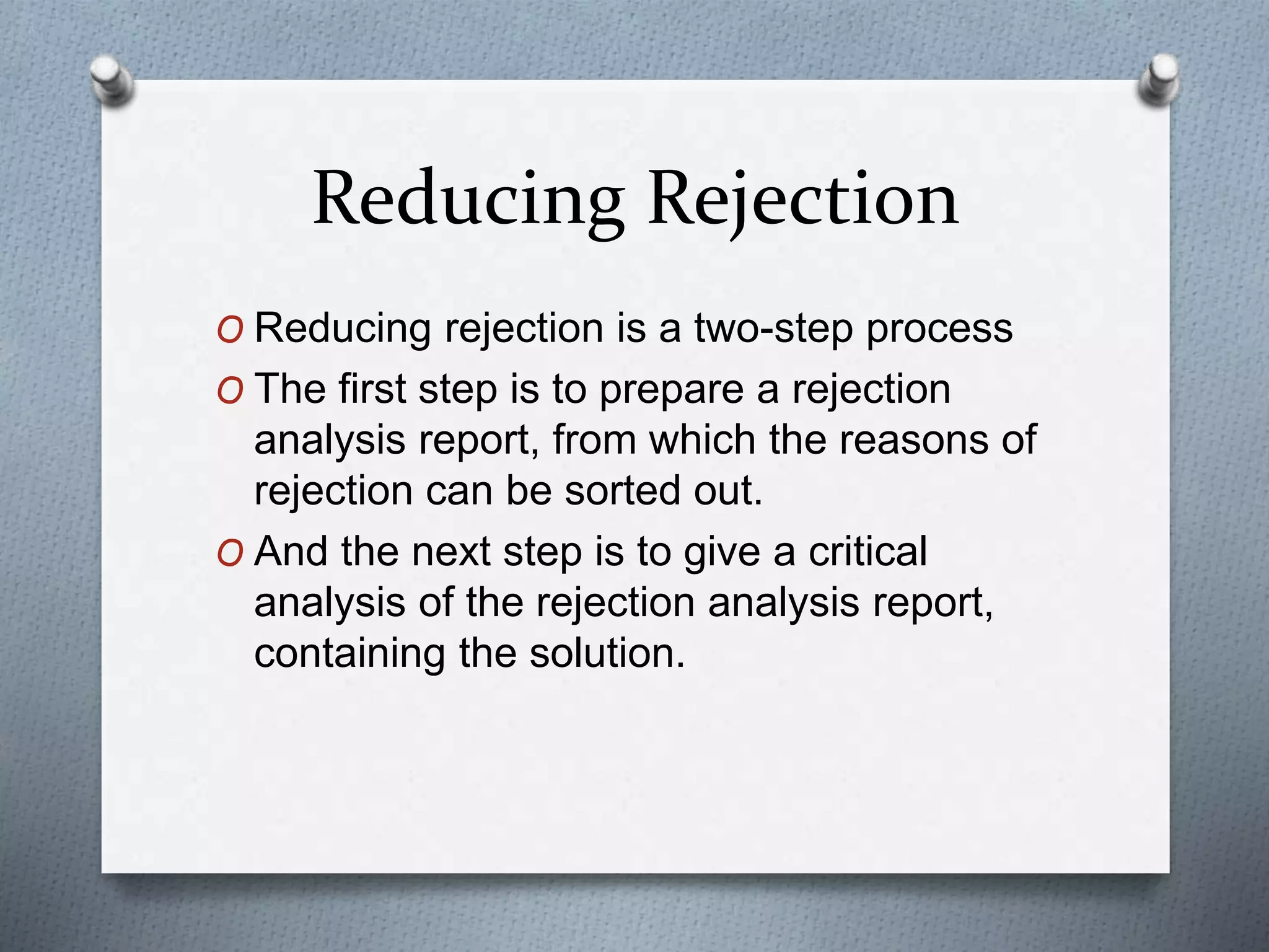 01 reduce reuse and rejection of orders of apparel industry. | PPTX