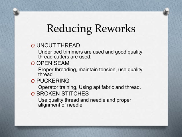 01 reduce reuse and rejection of orders of apparel industry. | PPTX