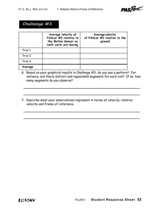 01 relative motion frames of reference | PDF