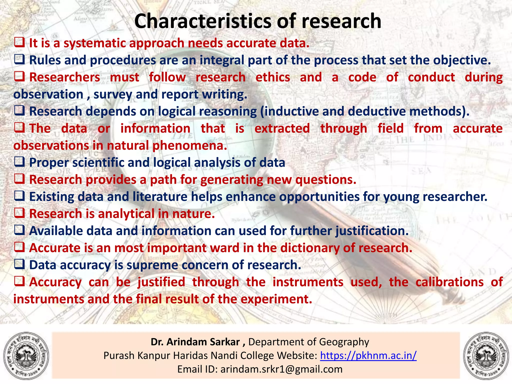 Research in geography | PPTX