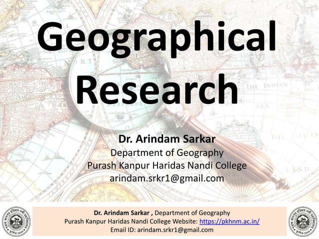 Research in geography | PPTX