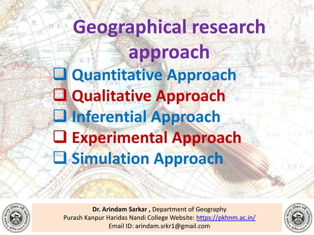 Research in geography | PPTX