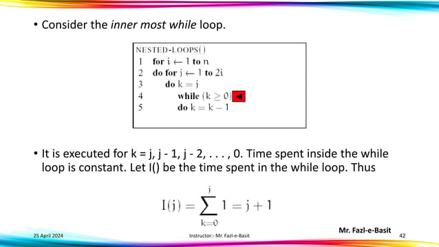 01 Revision Introduction SLides Od Design ANd Aalaysis Of aLgo | PPT