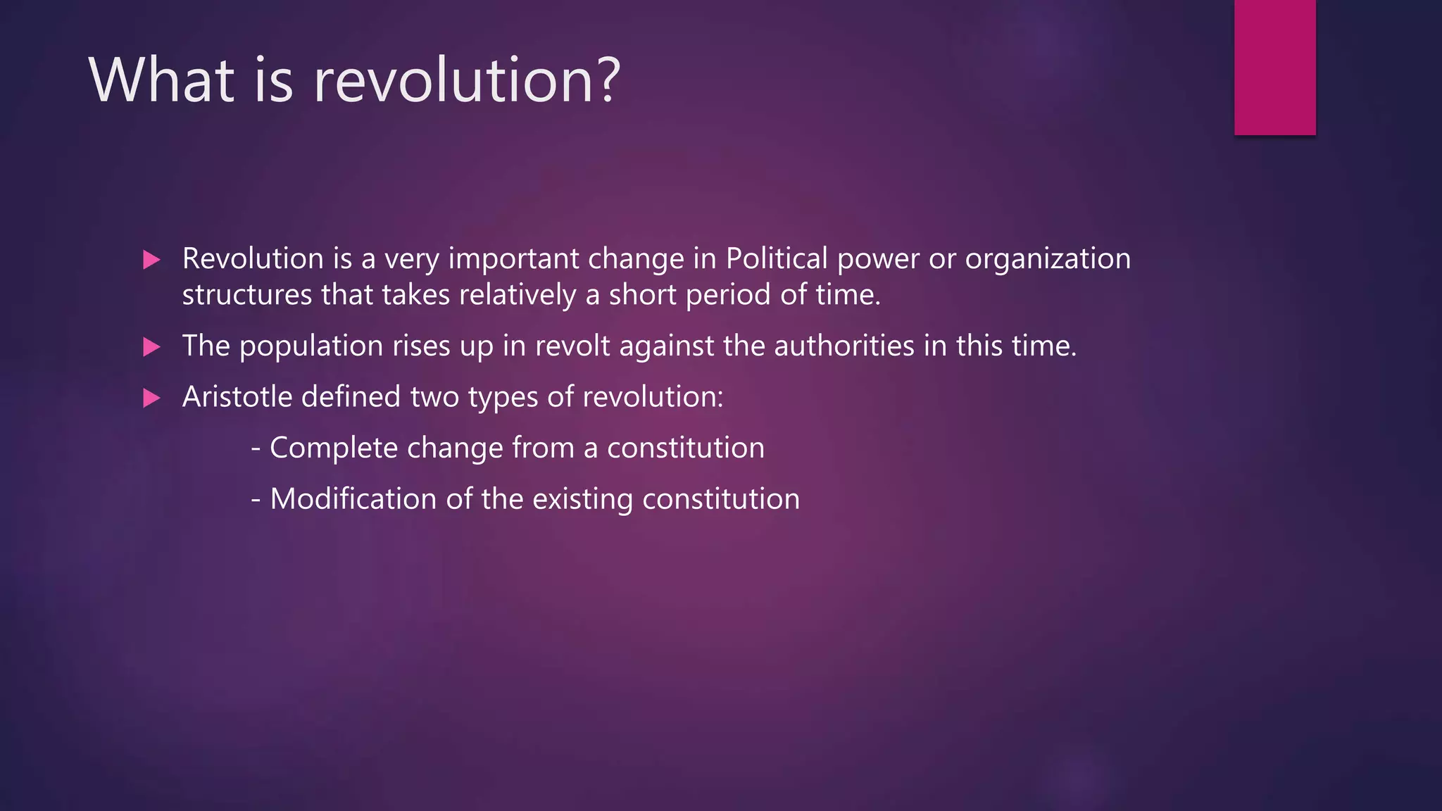 Revolutions | PPT