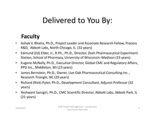 CMC Project Management | PDF