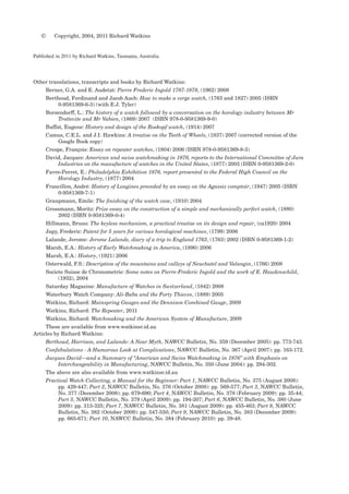 01 Rolex Science: Understanding Mechanical Watches | PDF