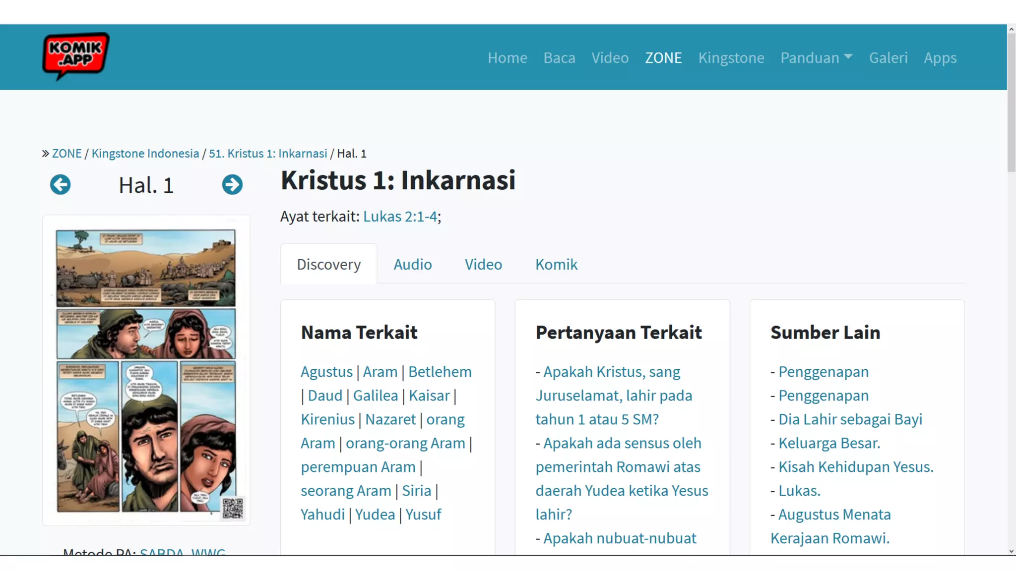 Proyek SABDA Komik | PDF