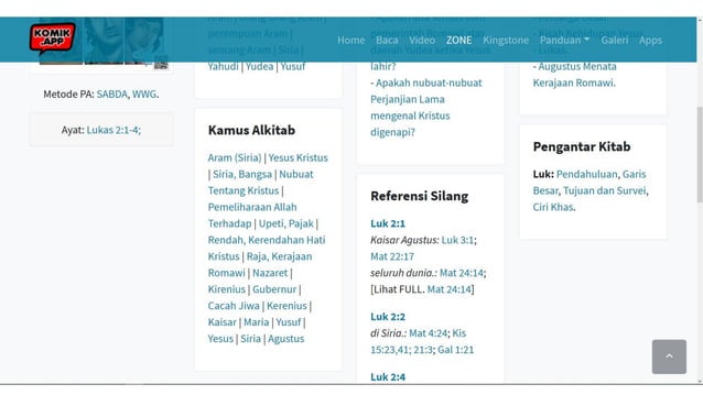 Proyek SABDA Komik | PDF