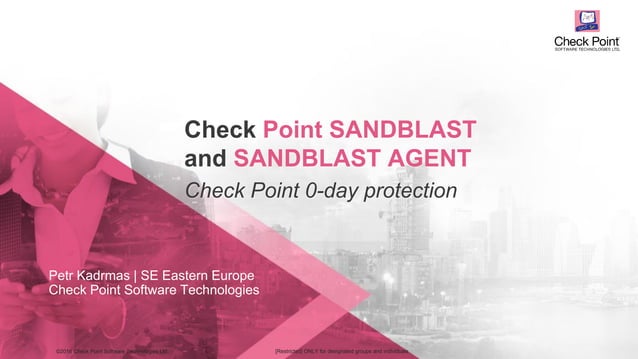Check Point SandBlast and SandBlast Agent | PPT