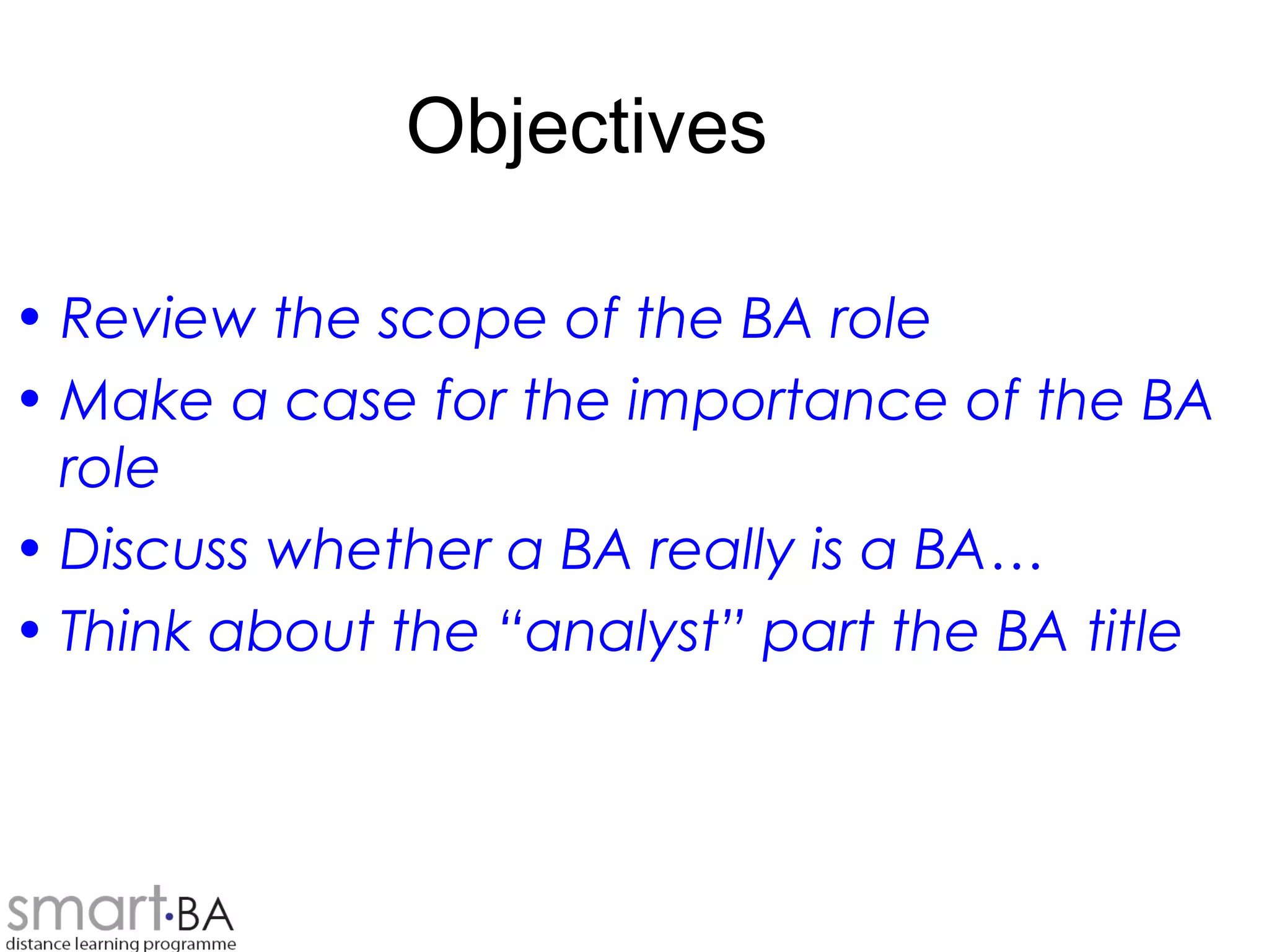 01 scope of the ba role | PPT