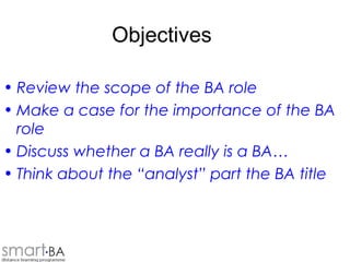 01 scope of the ba role | PPT