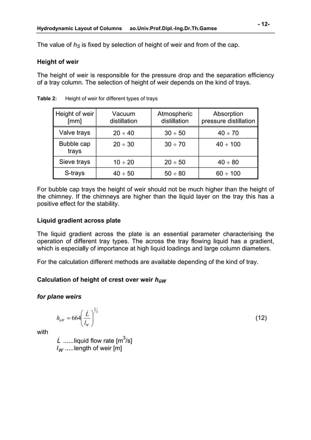 01 script hydrodynamic layout | PDF | Chemistry | Science