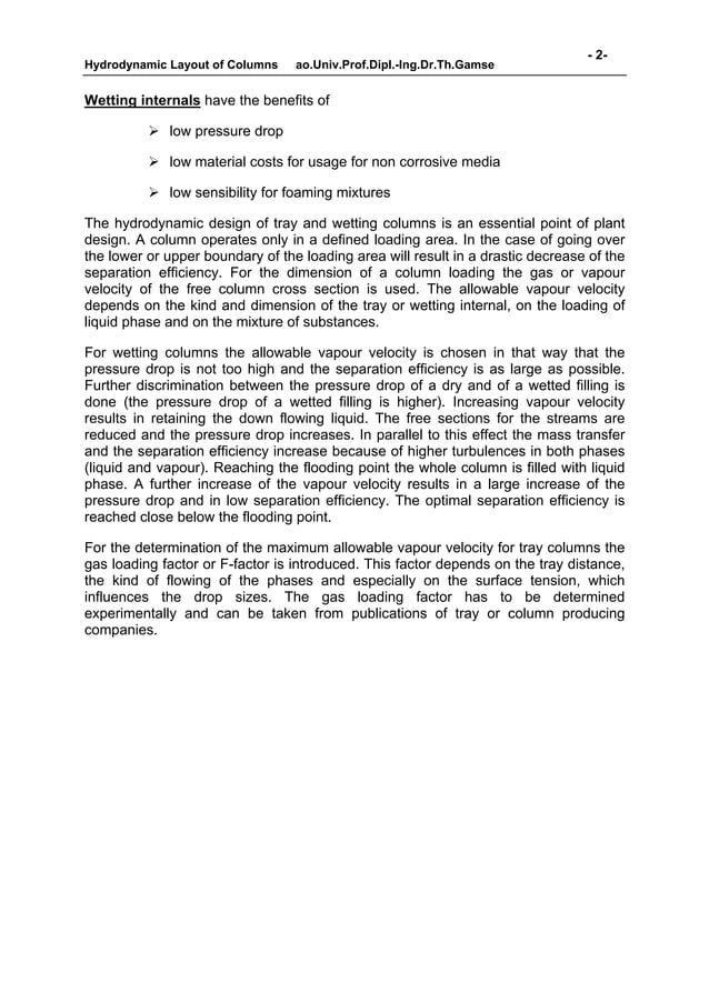 01 script hydrodynamic layout | PDF | Chemistry | Science