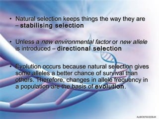 01 selection and evolution | PPT