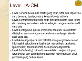 01 self assessment model iacm | PPTX