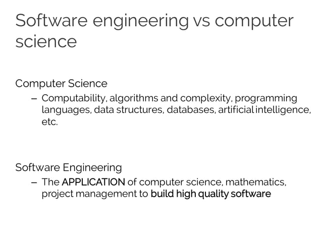 [2015/2016] Software systems engineering PRINCIPLES | PPT