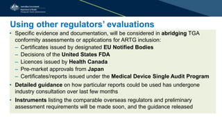Presentation: Regulatory affairs - The Australian and International ...