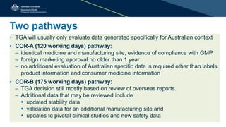Presentation: Regulatory affairs - The Australian and International landscape | PPTX
