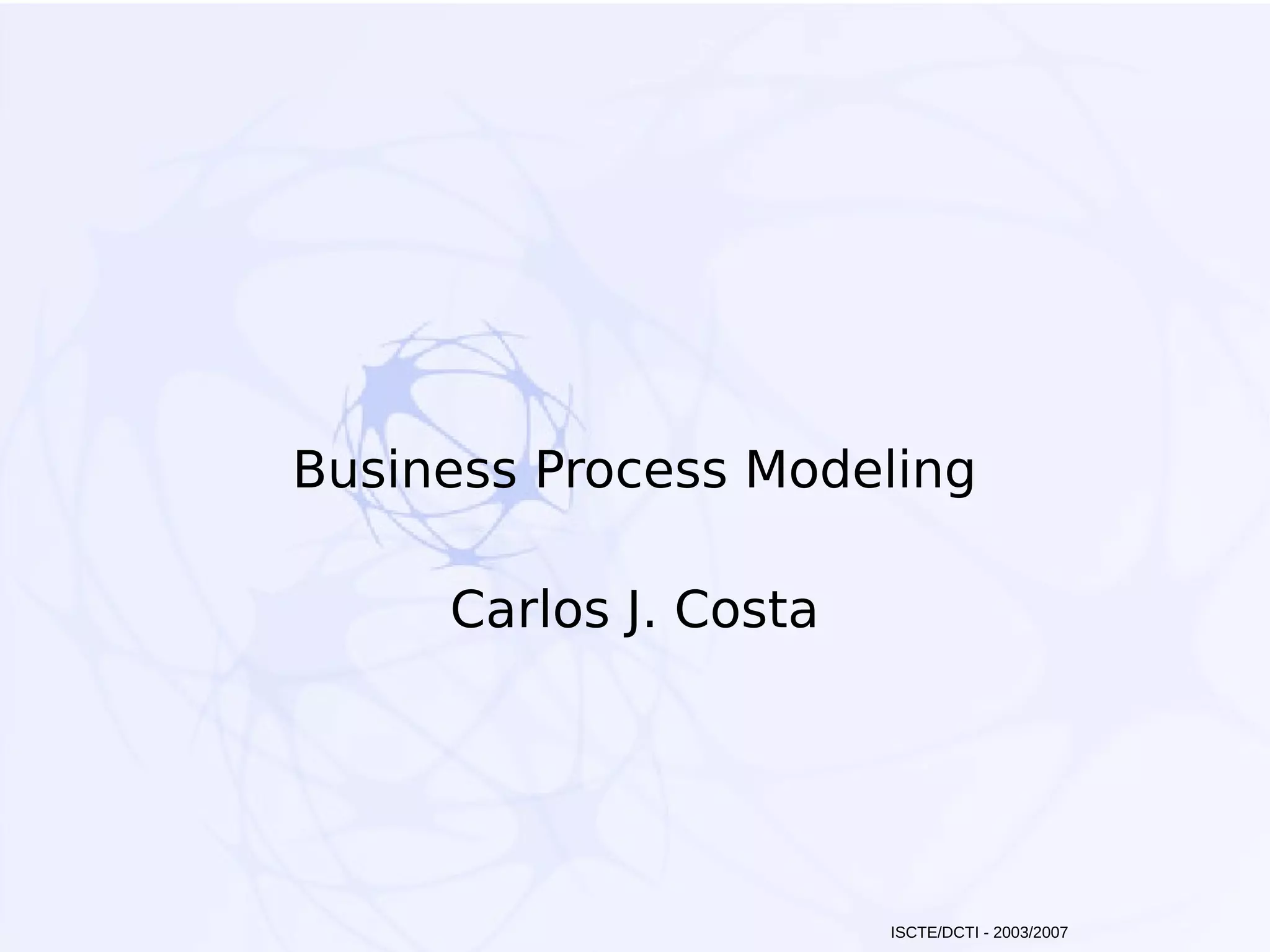Business Process Modeling | PDF