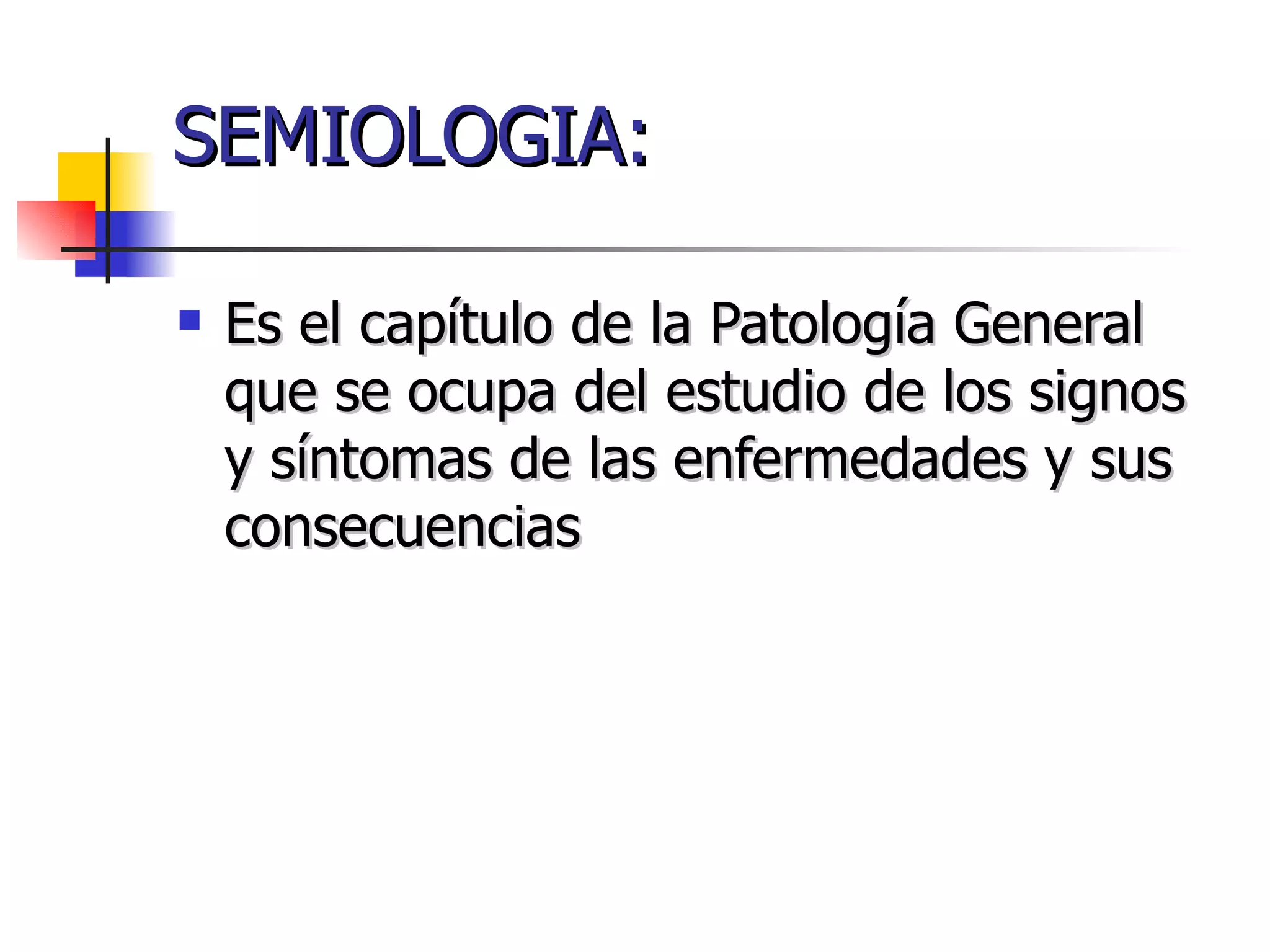 Clinica 01 Signos Sintomas | PPT
