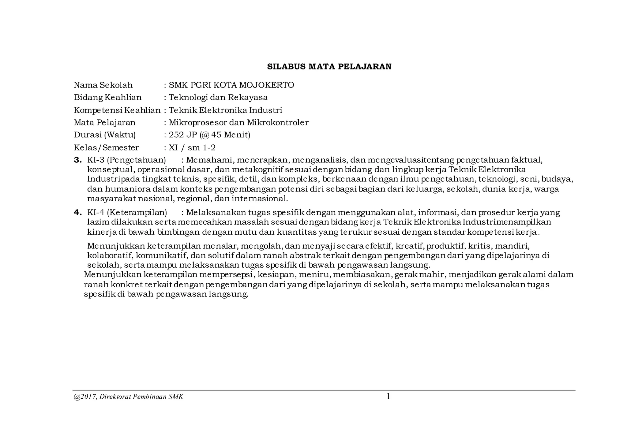 01 Silabus Mikroprosessor & Mikrokontroller.docx