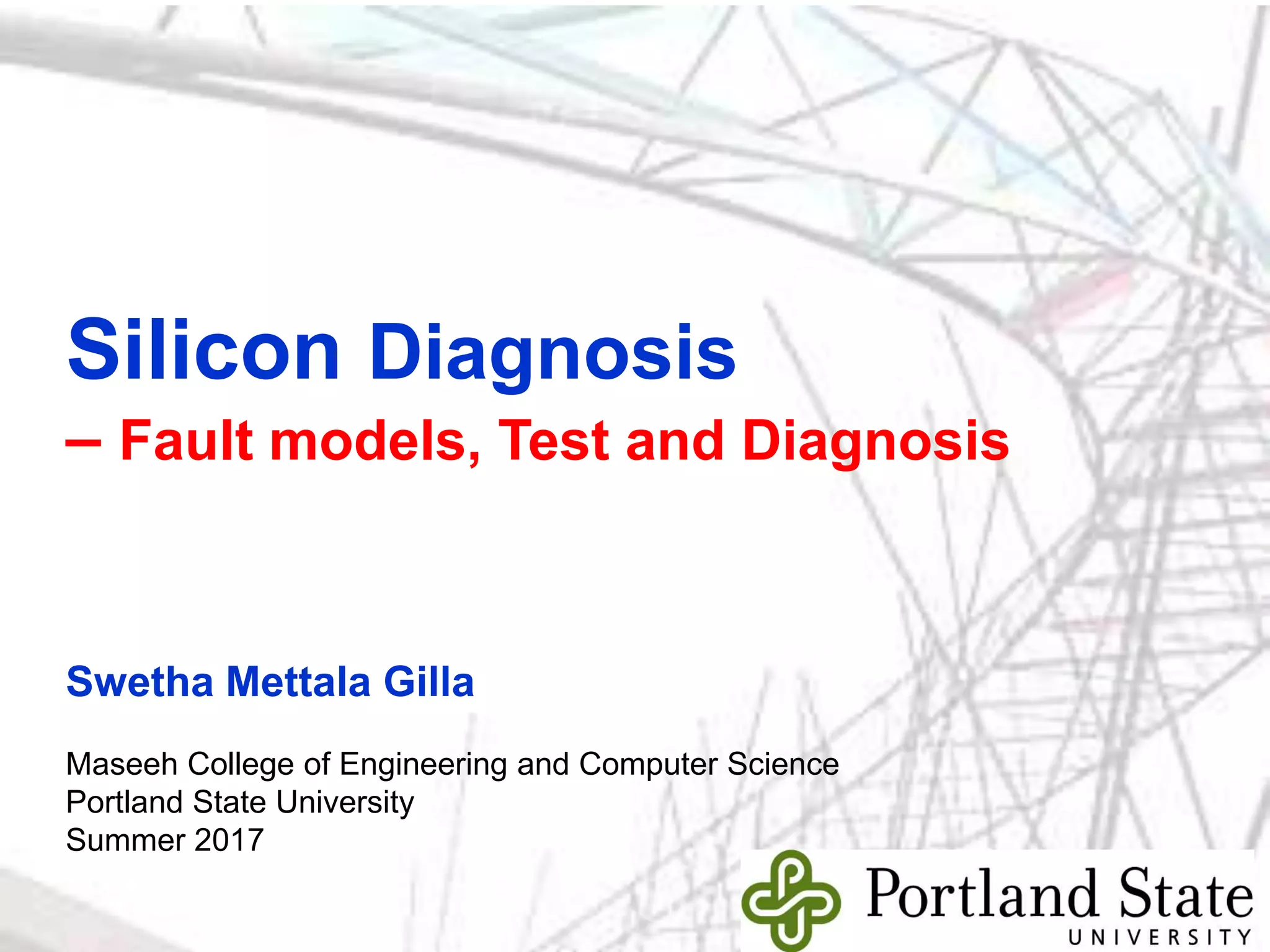 01 Silicon Diagnosis survey by Swetha | PPTX