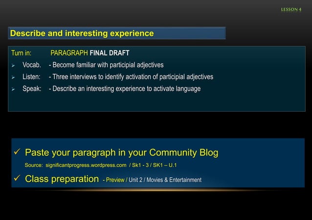 Skills 1 - U.1: Greetings & Small Talk | PPTX