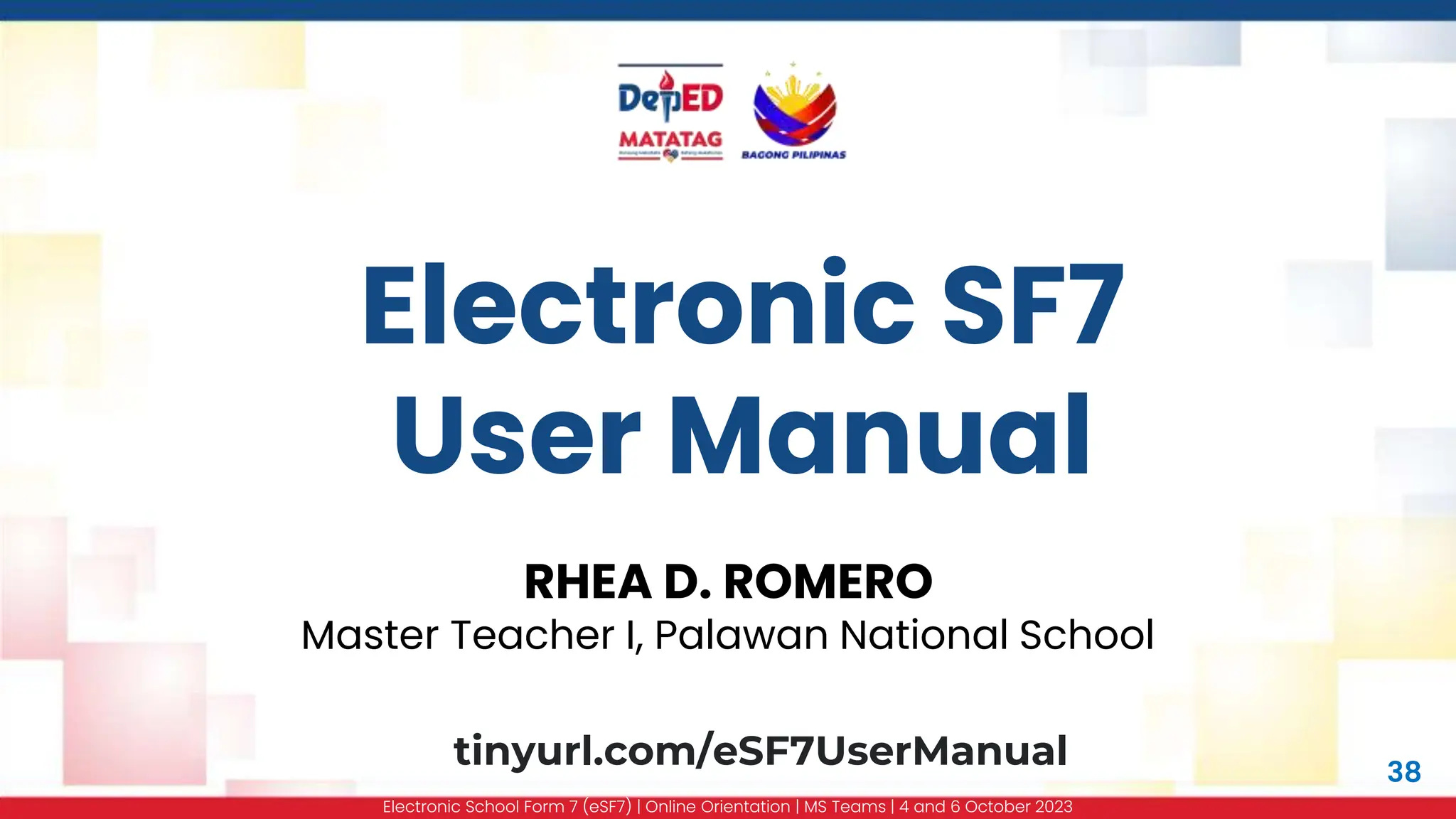 01 Slides - Div. Transition Data and eSF7 Orientation.pptx