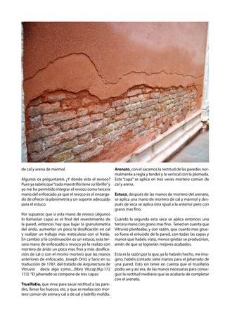 01 sobre estucos y revocos de cal | PDF
