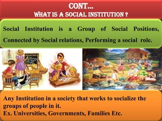 Social Institutions and Education | PDF