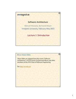 Software Architecture | PDF