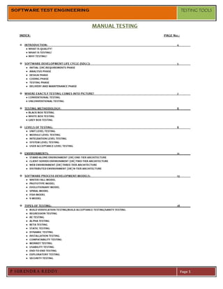 01 software test engineering (manual testing) | PDF