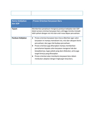01 SOP dan Kebijakan SDM.docx