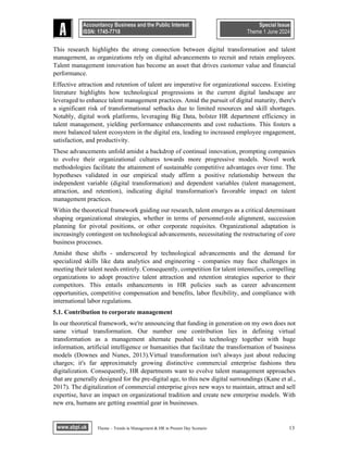 THE INFLUENCE OF DIGITIZATION ON TALENT ACQUISITION AND RETENTION STRATEGIES | PDF