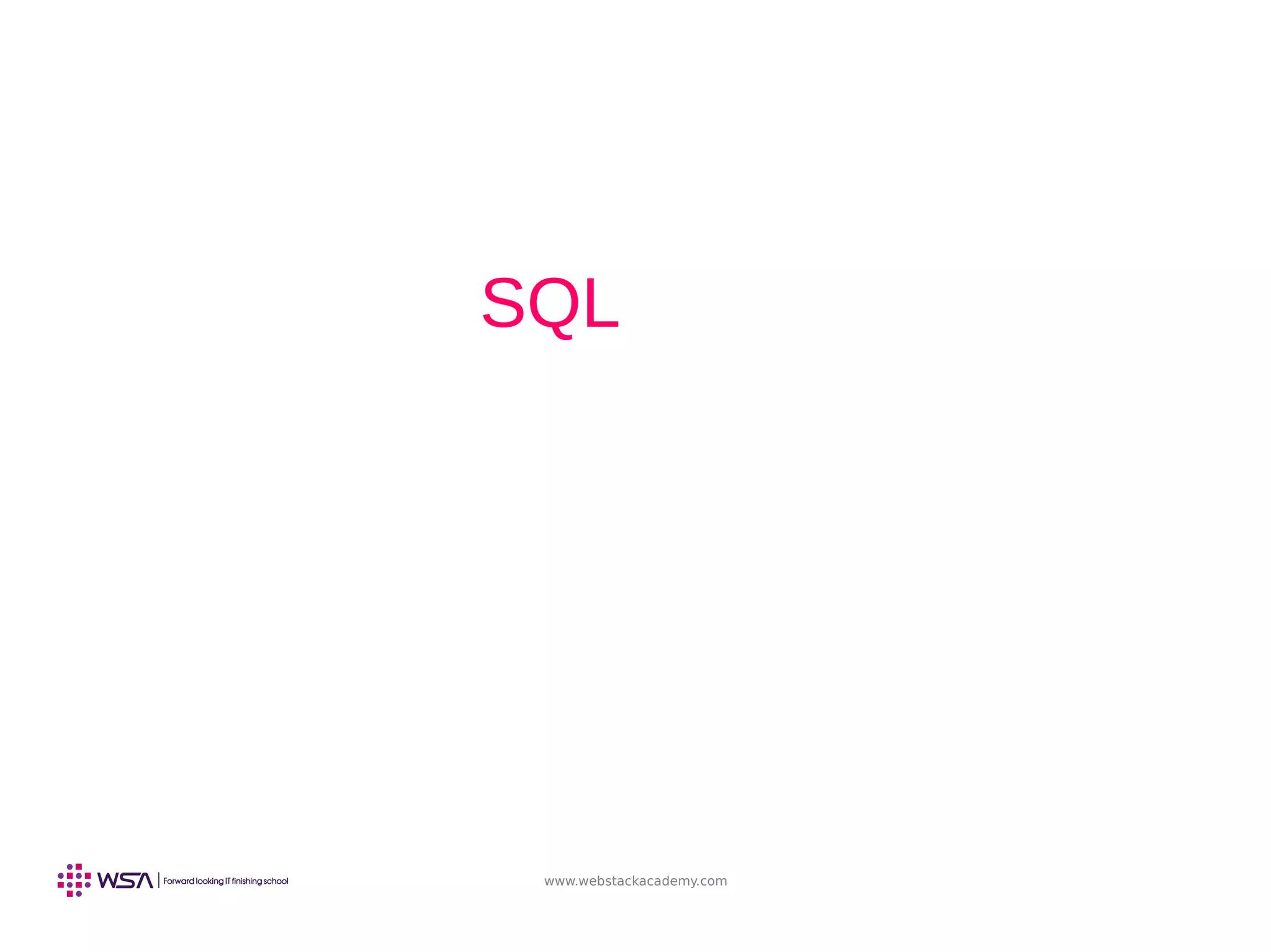 Sql Rdbms Concepts Ppt
