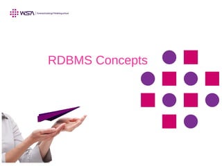 SQL - RDBMS Concepts | PDF | Databases | Computer Software and Applications