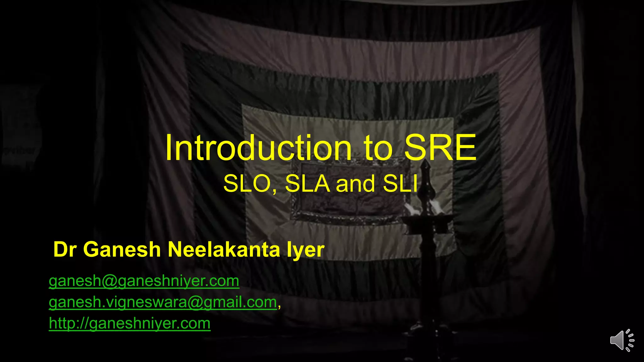 SRE Demystified - 01 - SLO SLI and SLA | PDF