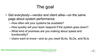 SRE Demystified - 01 - SLO SLI and SLA | PDF