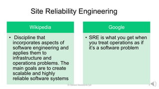 SRE Demystified - 01 - SLO SLI and SLA | PDF